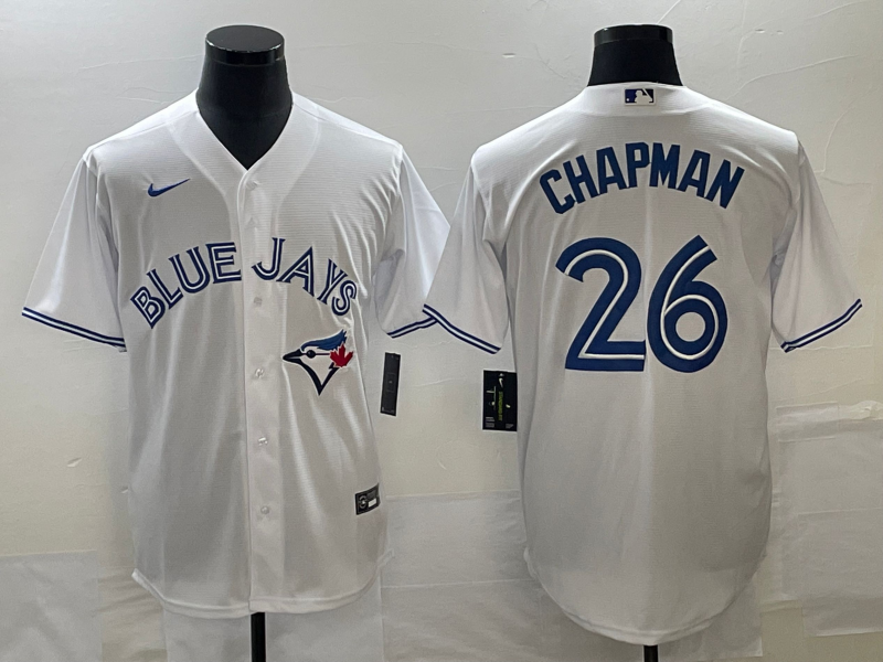 Men’s Toronto Blue Jays Matt Chapman #26 White Jersey – JJSportsGear